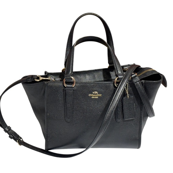 Coach | Bags | Coach Two Way Shoulder Bag Leather Women Black | Poshmark